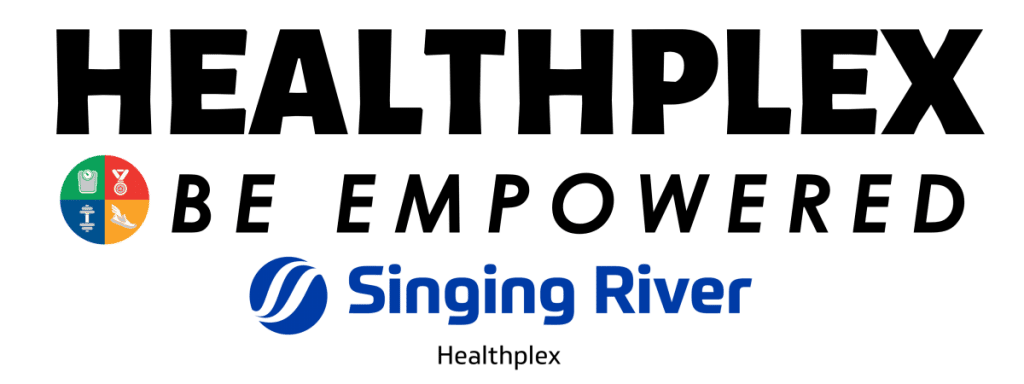 BE EMPOWERED logo (With HEALTHPLEX & Singing River Logos) | Singing River
